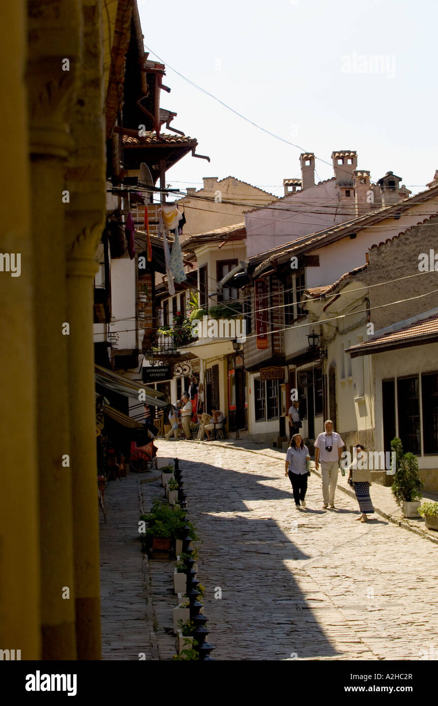 Europe Bulgaria Veliko Tarnovo Old Town Rakovski Ulica Stock Photo - Alamy
