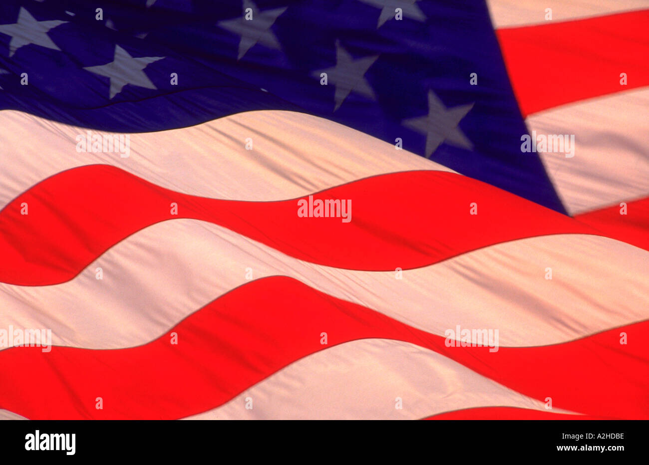 Rippling american flag hi-res stock photography and images - Alamy