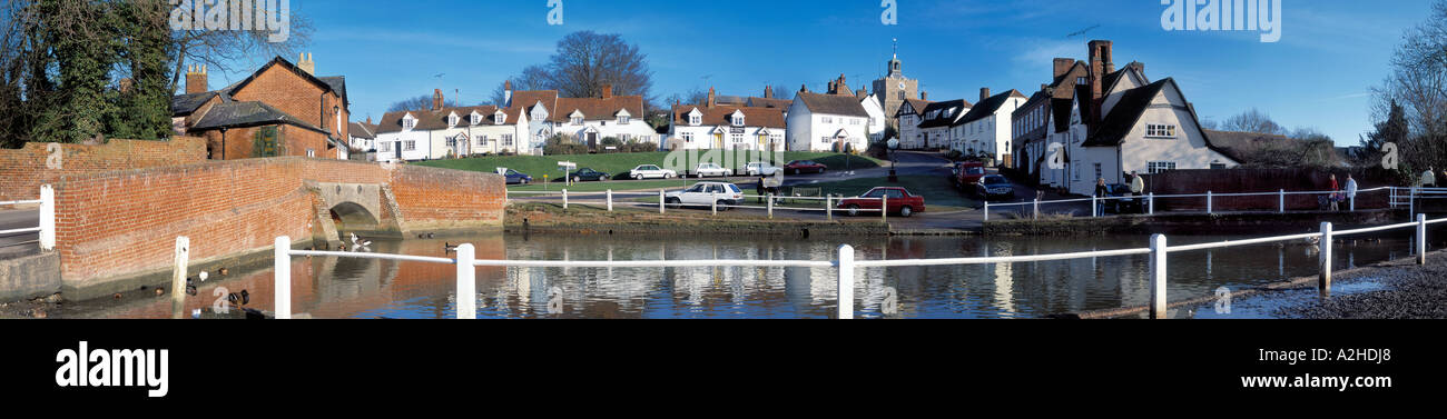 Finchingfield village duck pond essex hi-res stock photography and ...