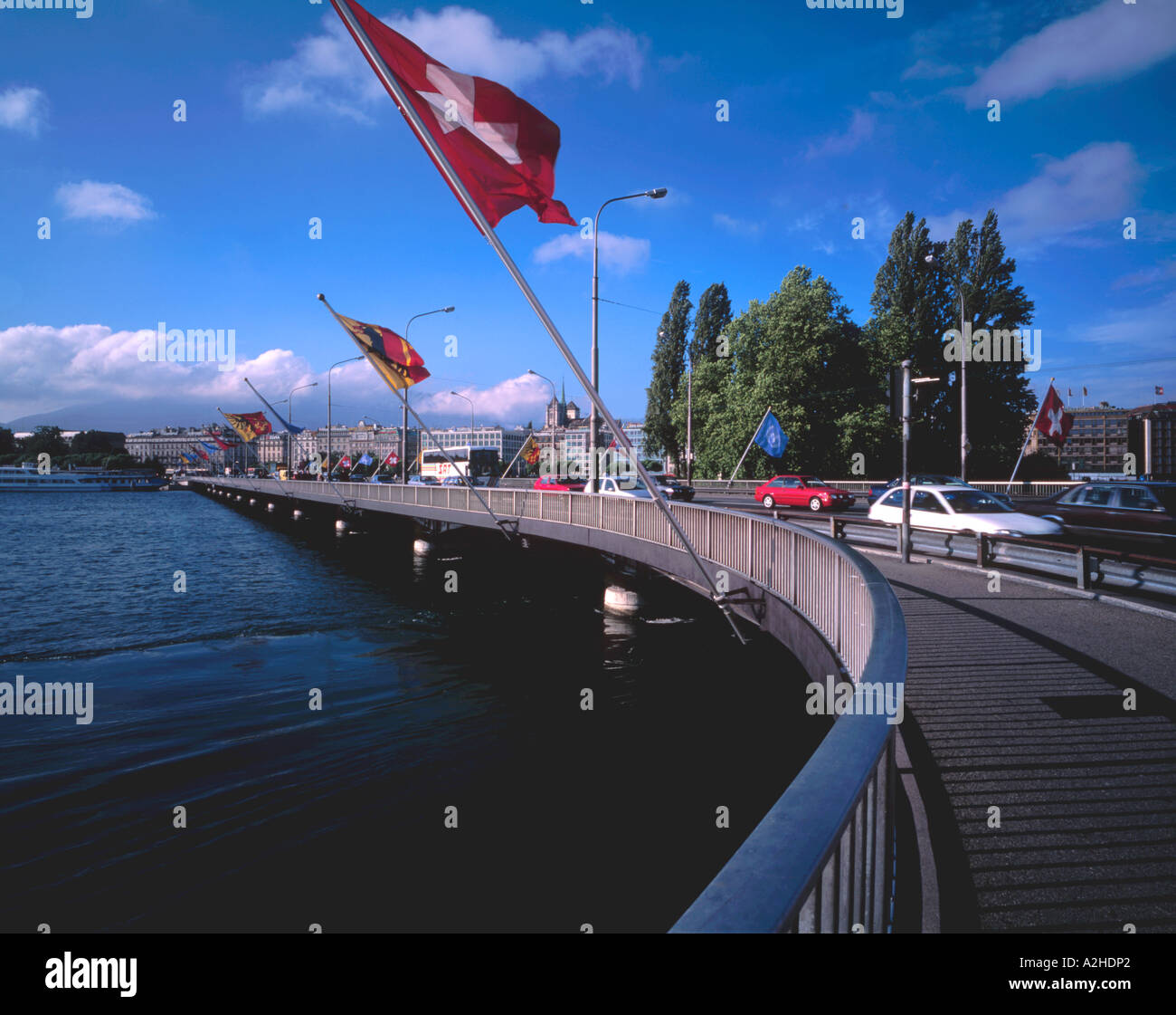 Panorama geneva lake mont blanc hi-res stock photography and images - Alamy
