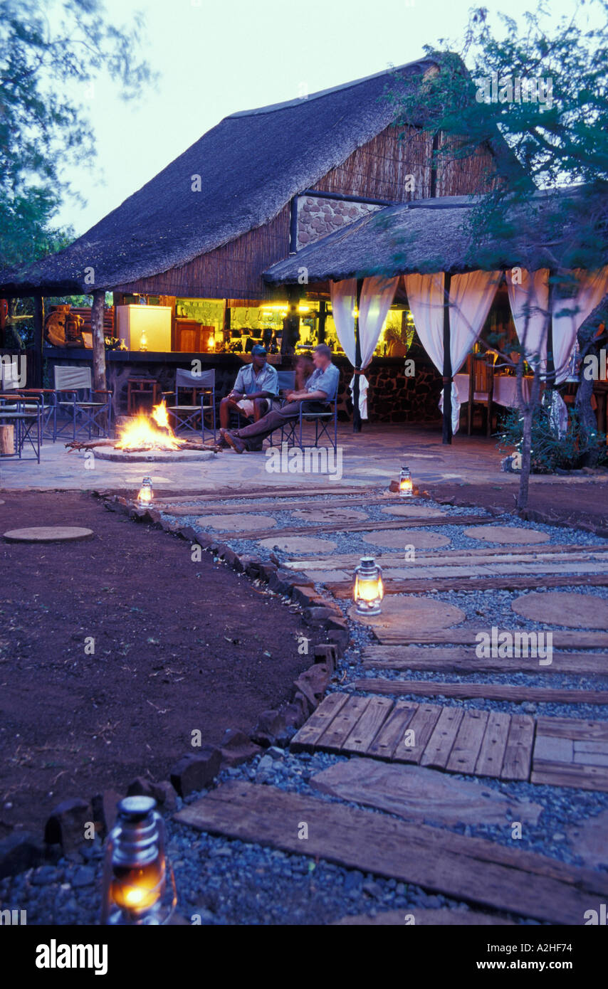Pongola Game Reserve, campfire, South Africa Stock Photo - Alamy
