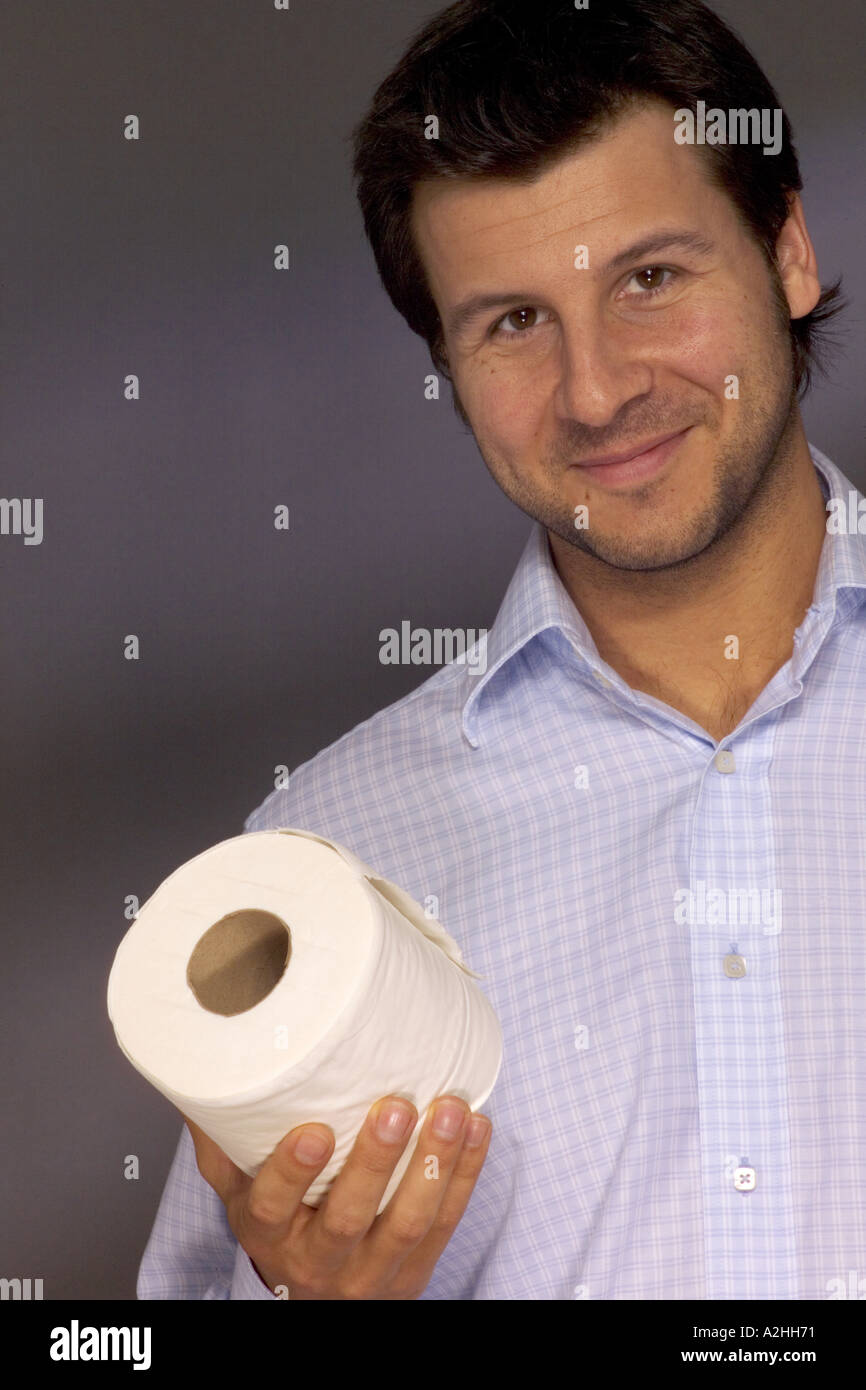 Happy toilet loo roll hi-res stock photography and images - Alamy