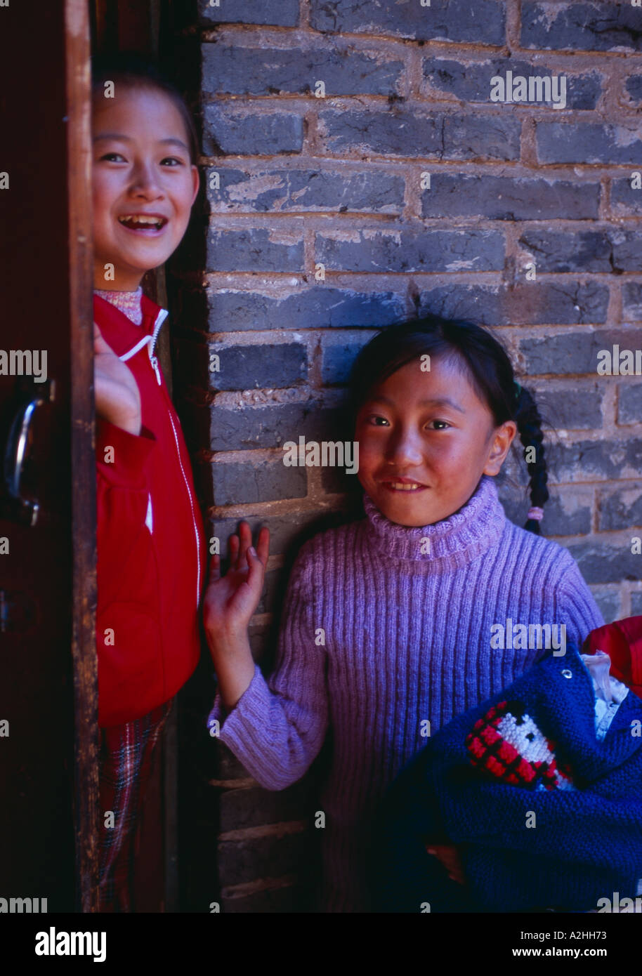 Chinese children Yunnan Province China Stock Photo - Alamy