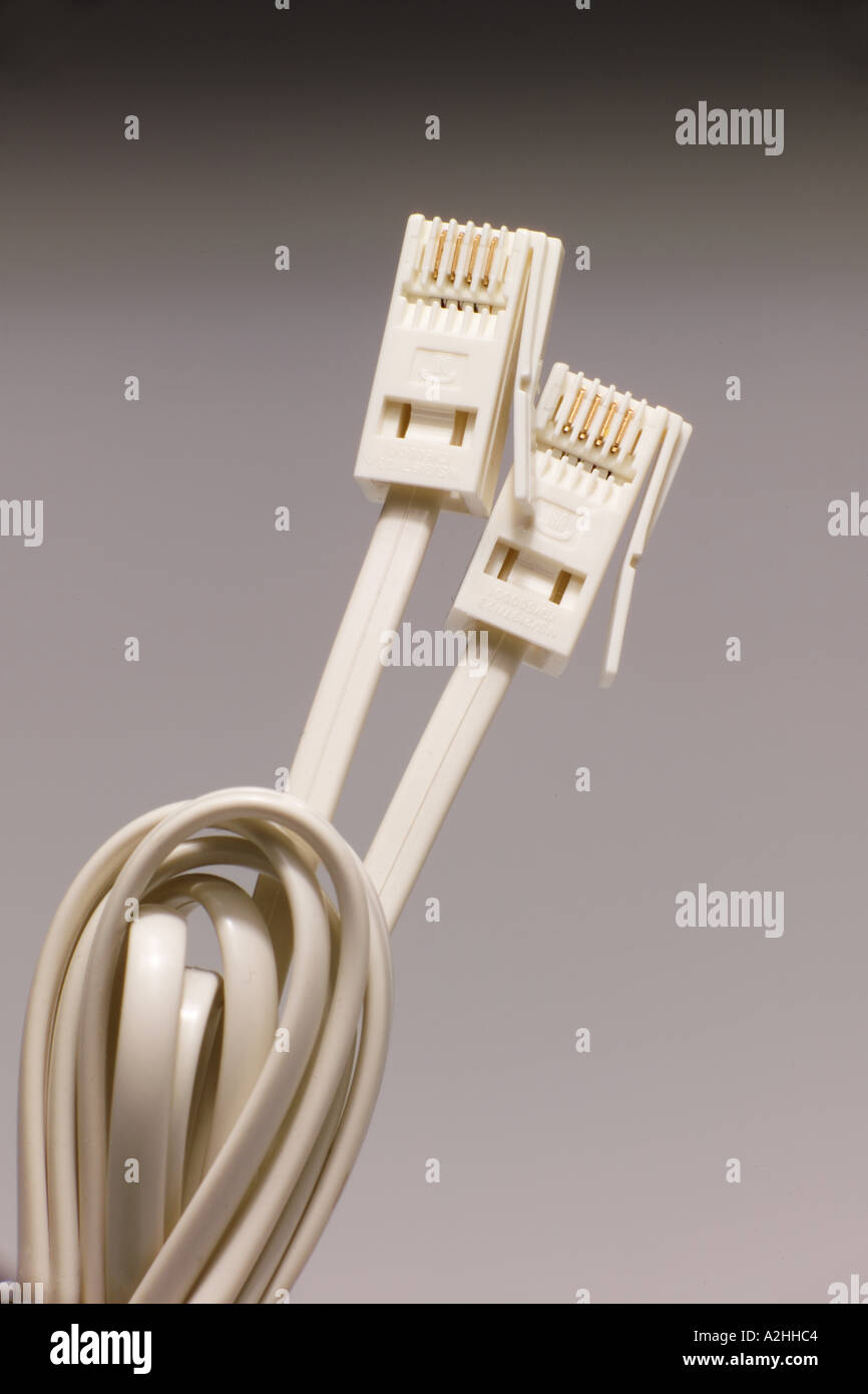 Bt telephone plug hi-res stock photography and images - Alamy