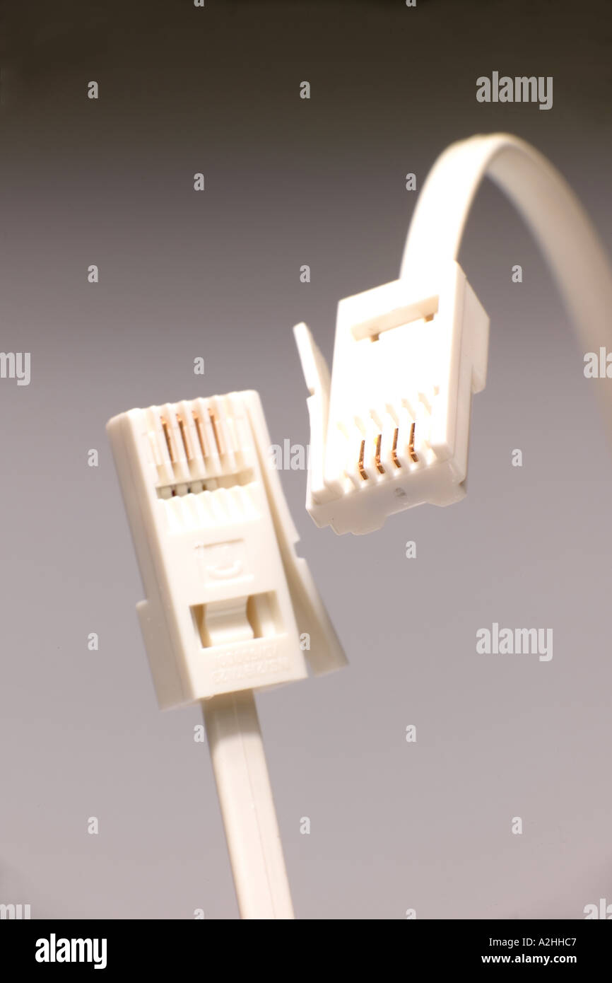 Bt telephone plug hi-res stock photography and images - Alamy