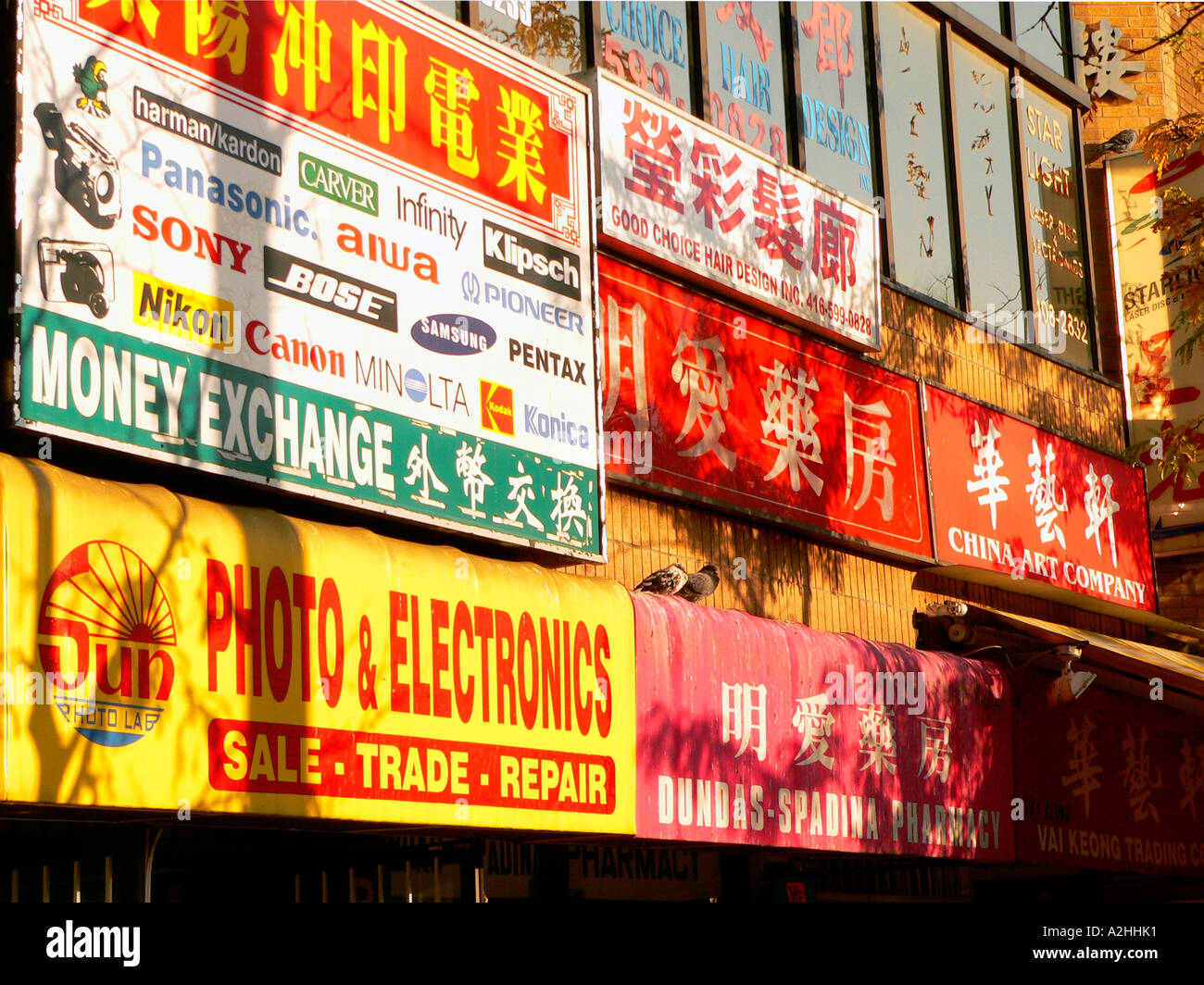 Store Signs Chinatown Toronto Ontario Canada Stock Photo - Alamy