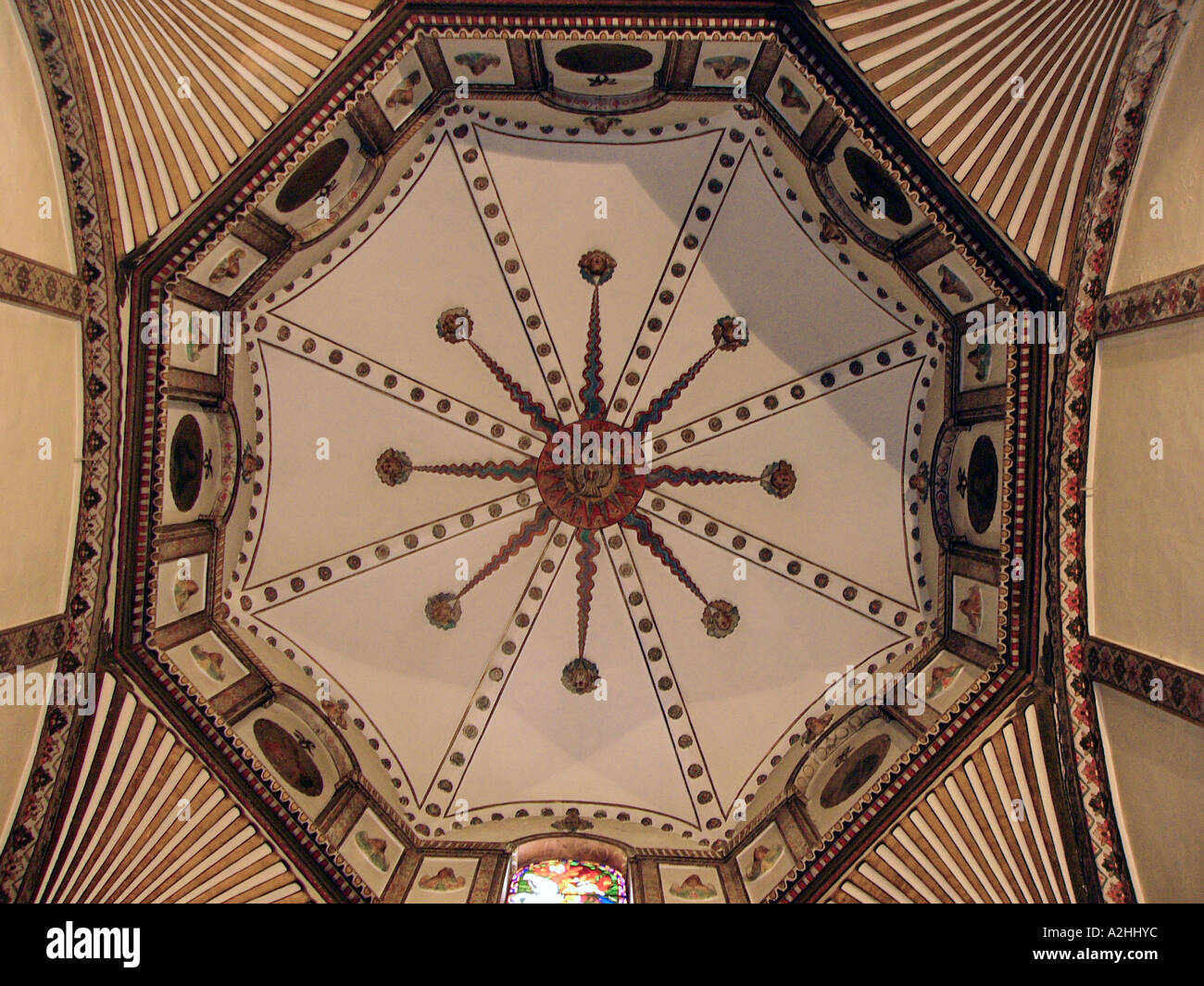 Detail of Ceiling Monastery of St Cugat San Cugat del Vallés Barcelona ...
