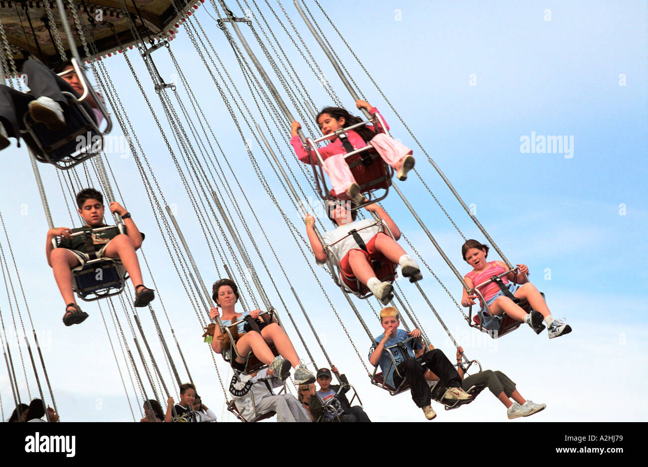 Carousel at Pacific National Exhibition Vancouver Canada Stock Photo ...