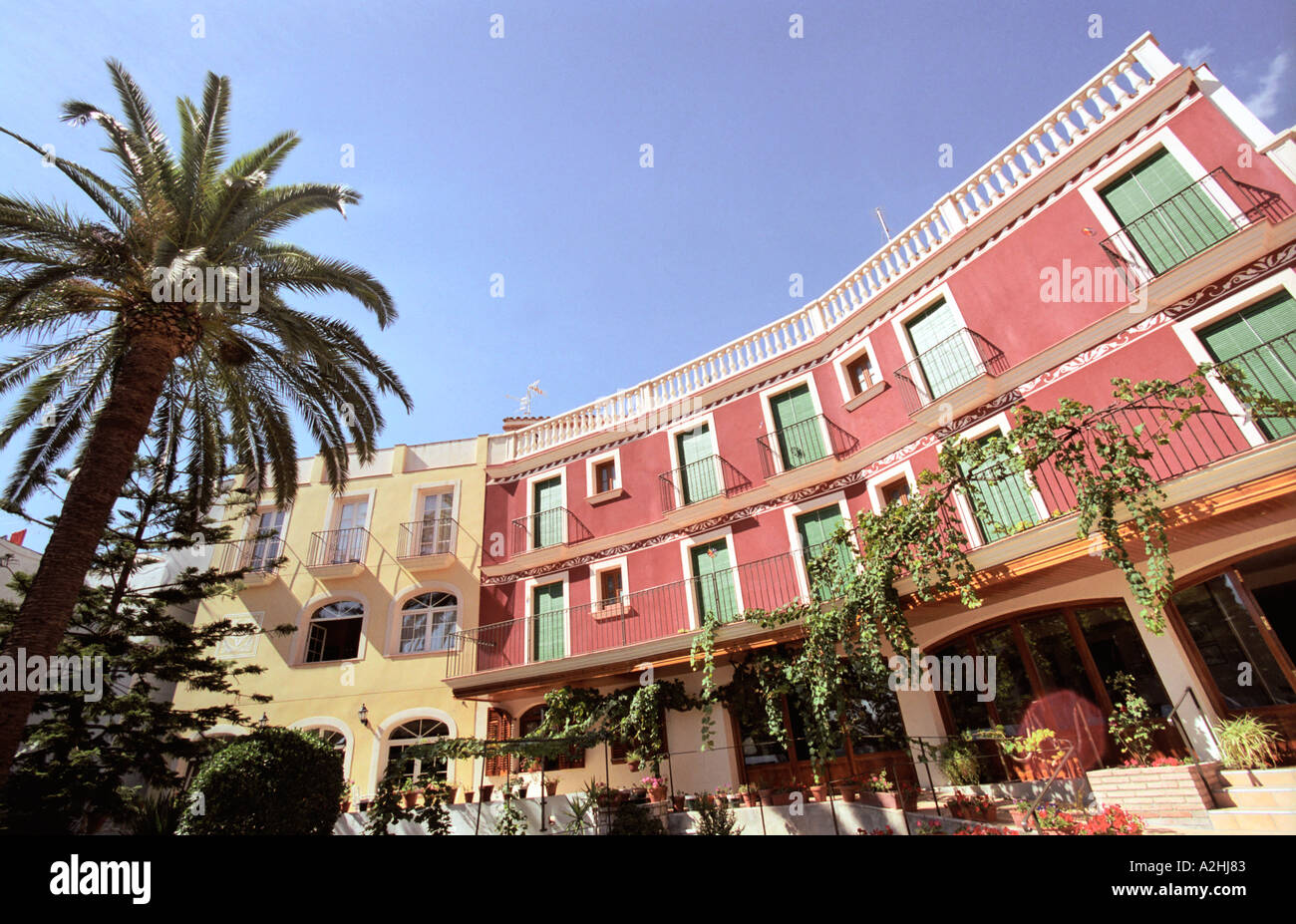 Old Town Calafell Costa Dorada Spain Stock Photo - Alamy