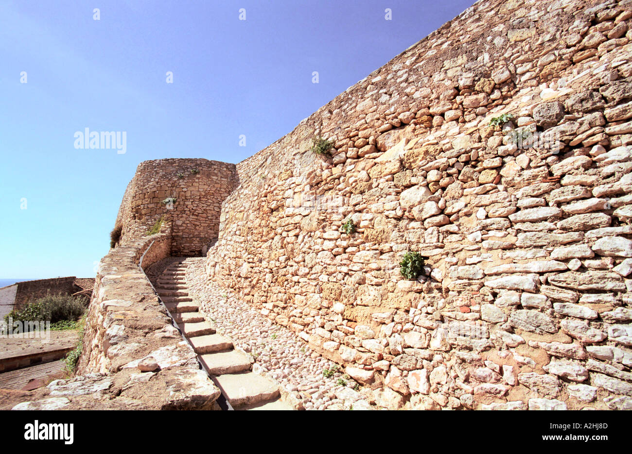 Old Town Calafell Costa Dorada Spain Stock Photo - Alamy