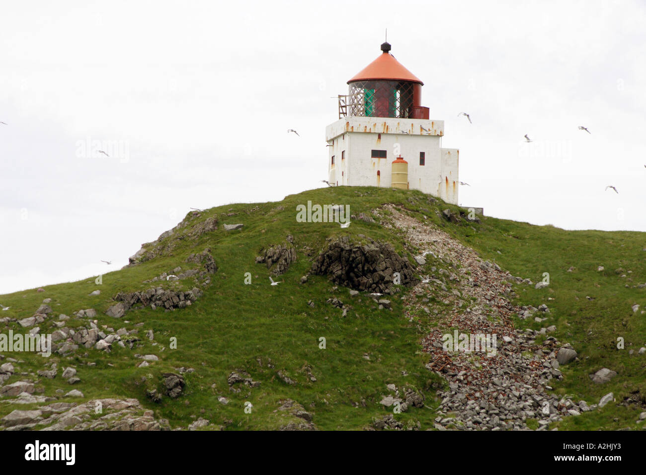 Isolated norwegian lighthouse hi-res stock photography and images - Alamy