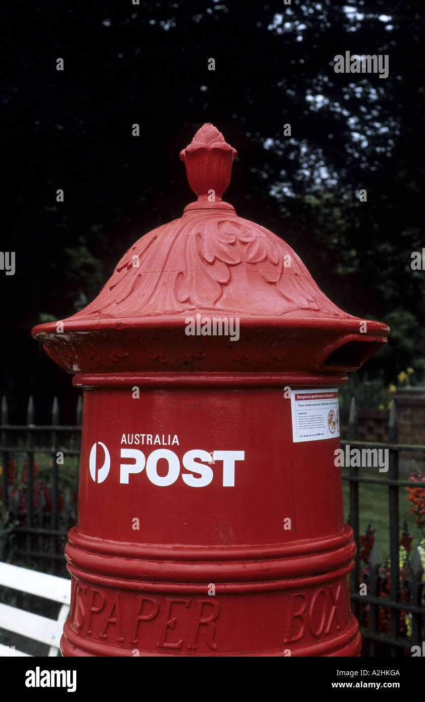Australia Post box, Launceston, Tasmania, Australia Stock Photo - Alamy