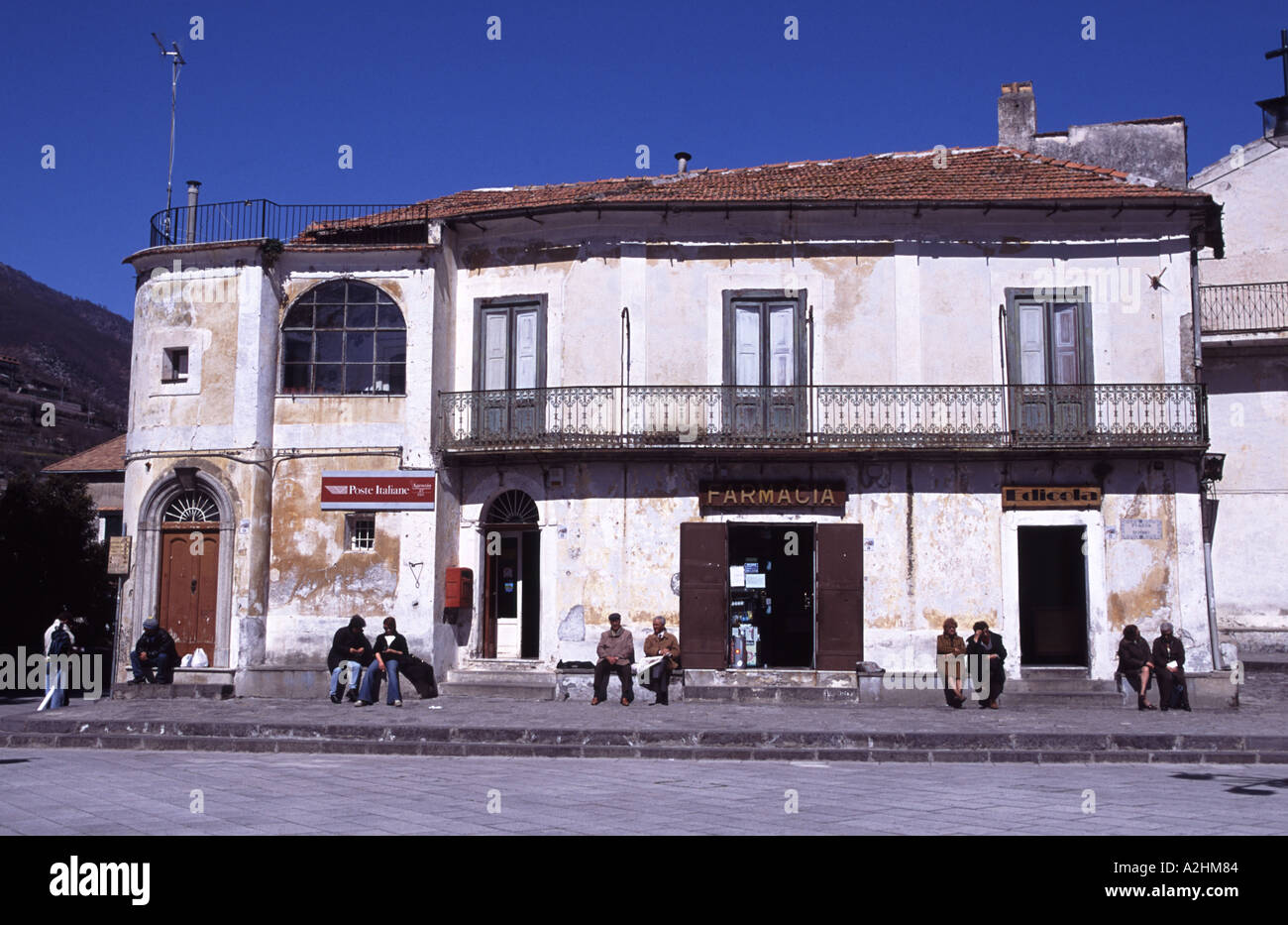 Piazza Duomo Ravello Amalfi Coast Campania Italy Stock Photo - Alamy