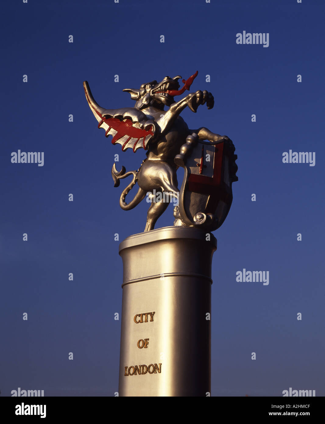 City of London Gryphon London England UK Stock Photo - Alamy