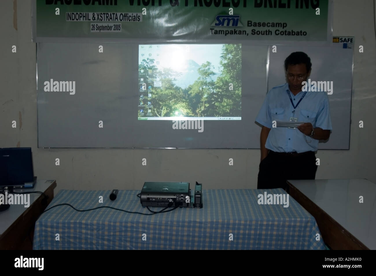 Audio-visual presentation at world's largest copper mine, Tampakan ...