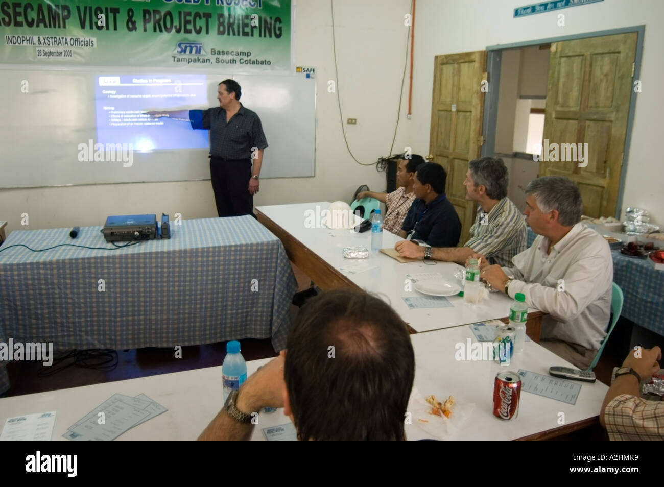 Audio-visual presentation at world's largest copper mine, Tampakan ...