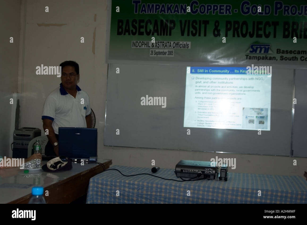Audio-visual presentation at world's largest copper mine, Tampakan ...