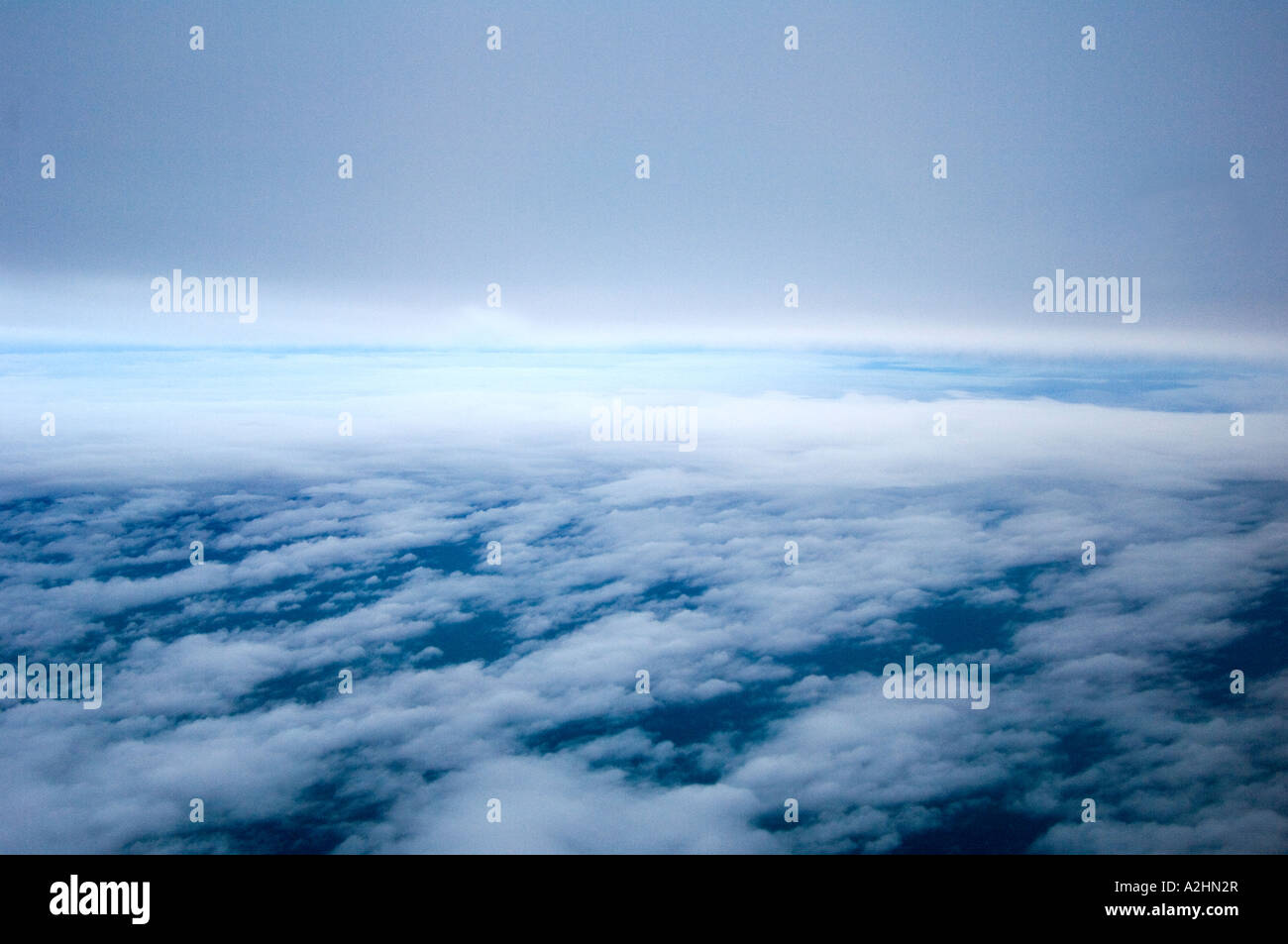 Clouds view from airplane window Stock Photo - Alamy
