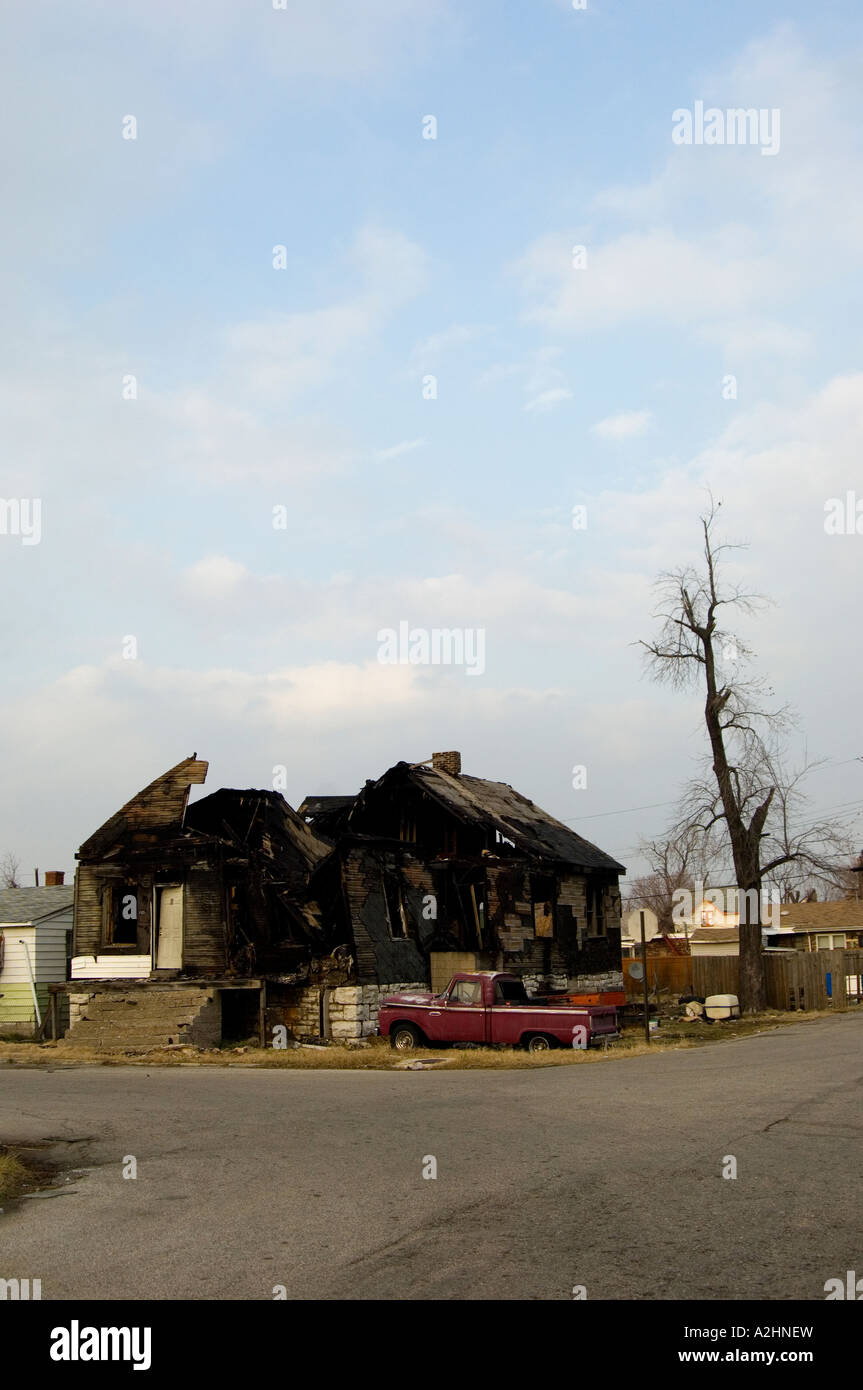 House burned usa hi-res stock photography and images - Alamy