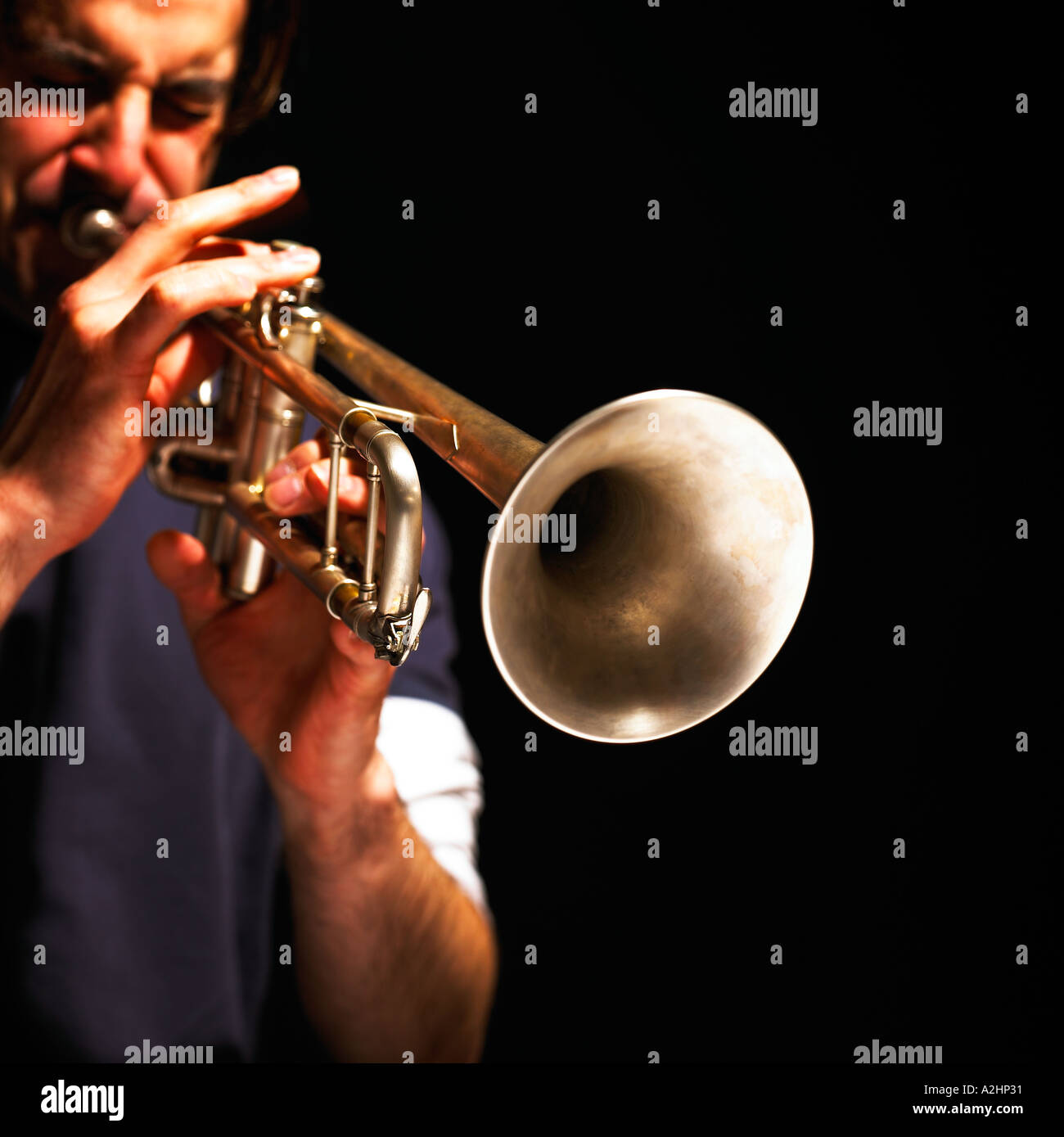 Black Trumpet Player