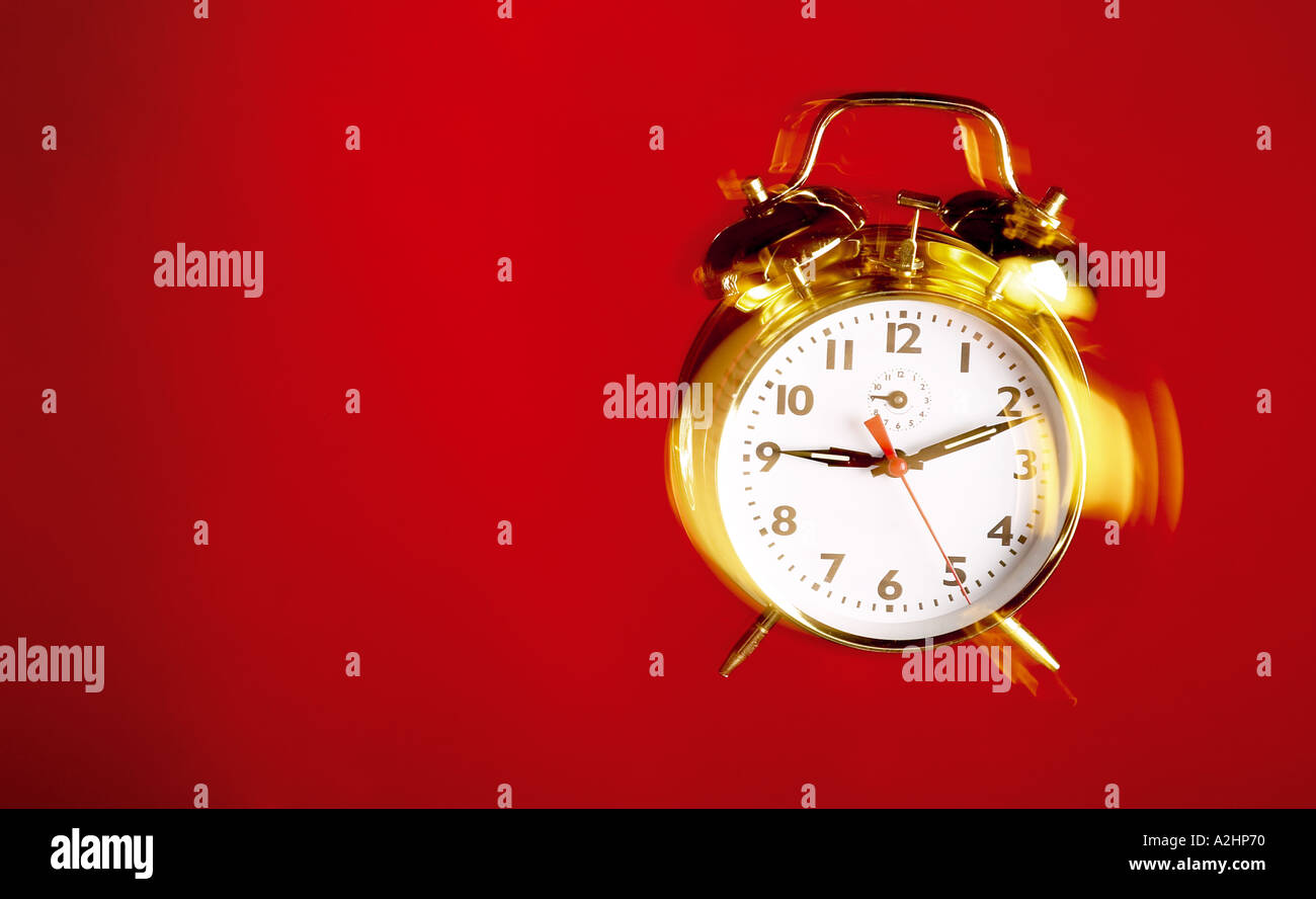 Alarm clock ringing hi-res stock photography and images - Alamy
