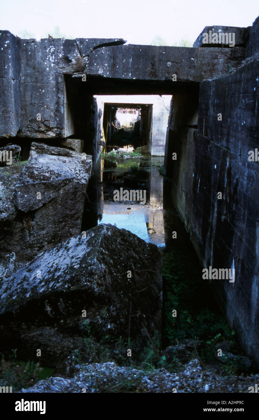 Blockhaus at Eperlecques Northern France V2 rocket launch site Stock ...
