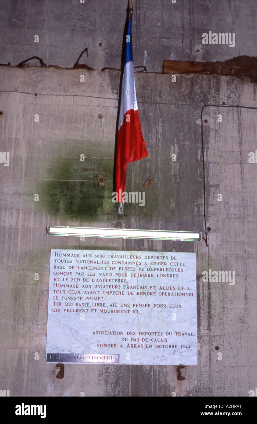 Blockhaus at Eperlecques Northern France V2 rocket launch site Stock ...