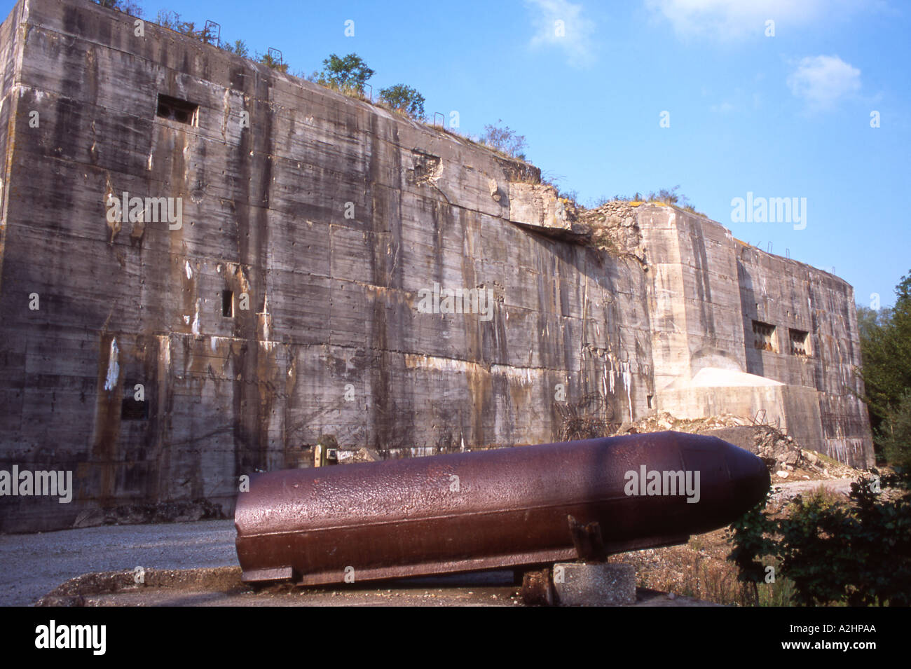 Blockhaus at Eperlecques Northern France V2 rocket launch site Stock ...