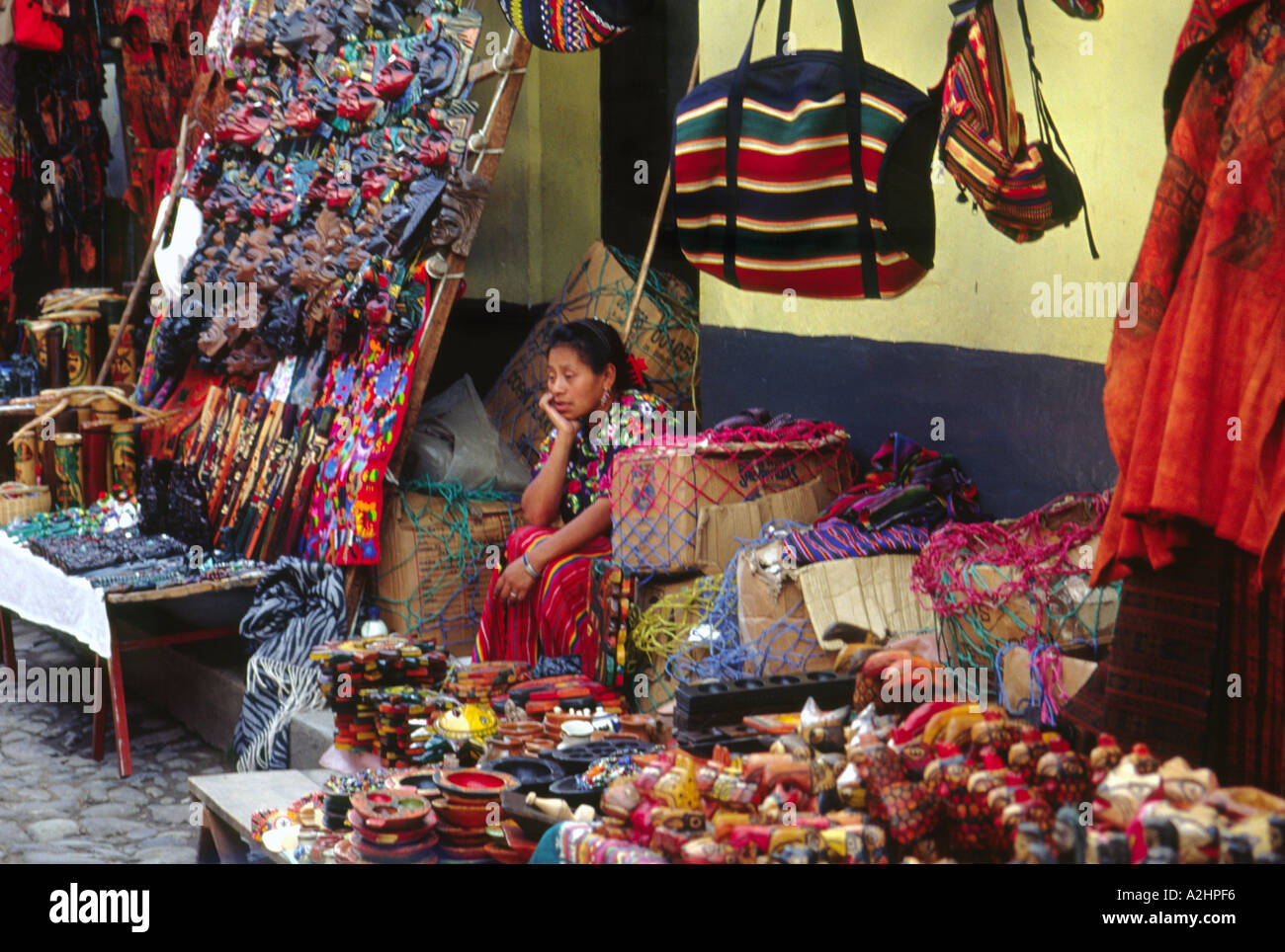 Handicrafts Market Chichicastenango Guatemala High Resolution Stock ...