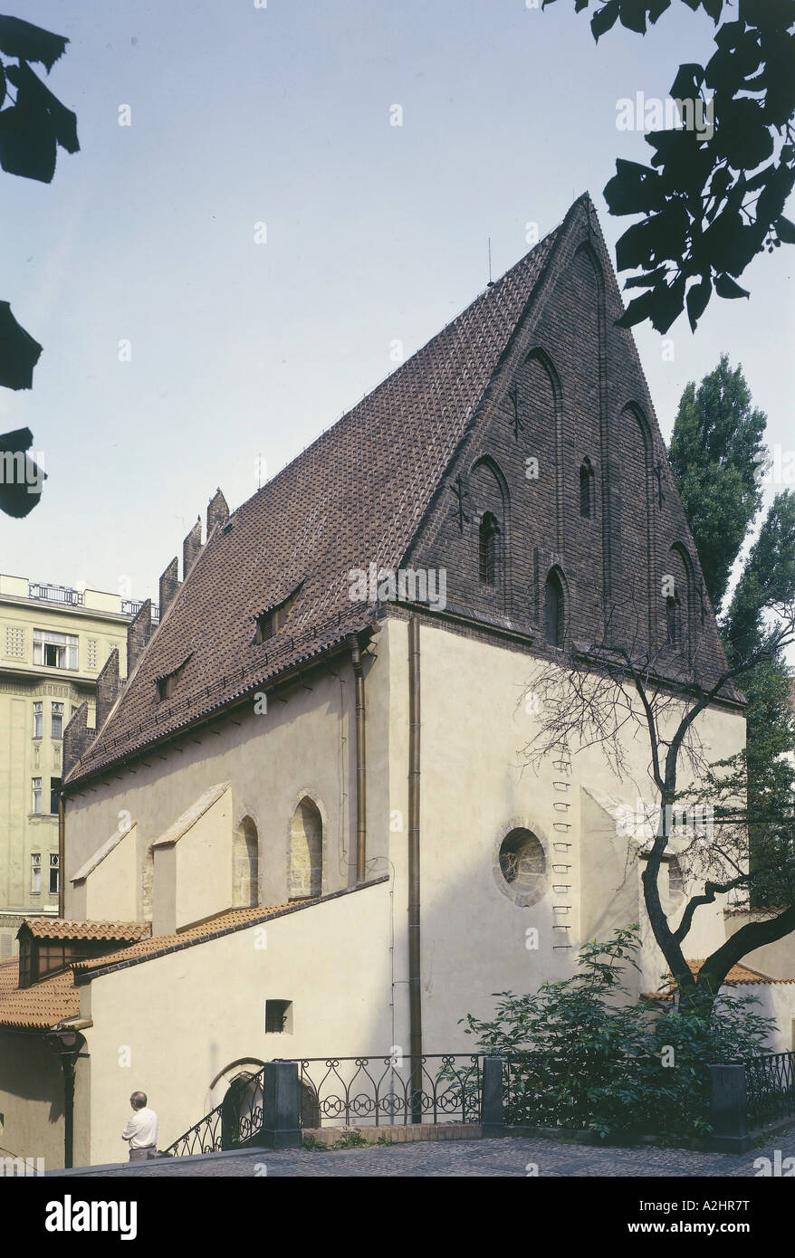 Old new synagogue staronova synagoga hi-res stock photography and ...