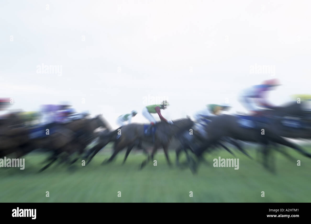 Horse racing at Warwick Races, Warwickshire, England, UK Stock Photo ...