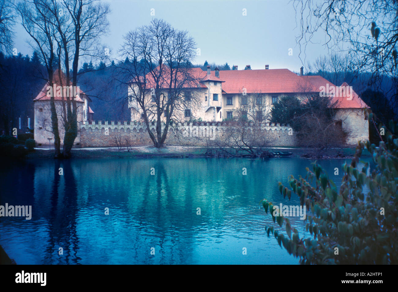 Medieval castle Otocec, Slovenia Stock Photo - Alamy