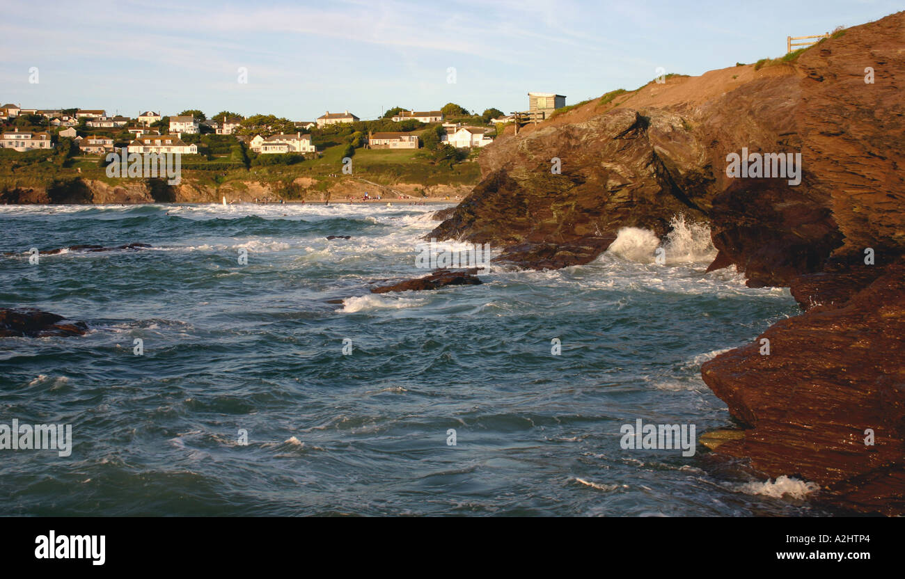 Polzeath town hi-res stock photography and images - Alamy
