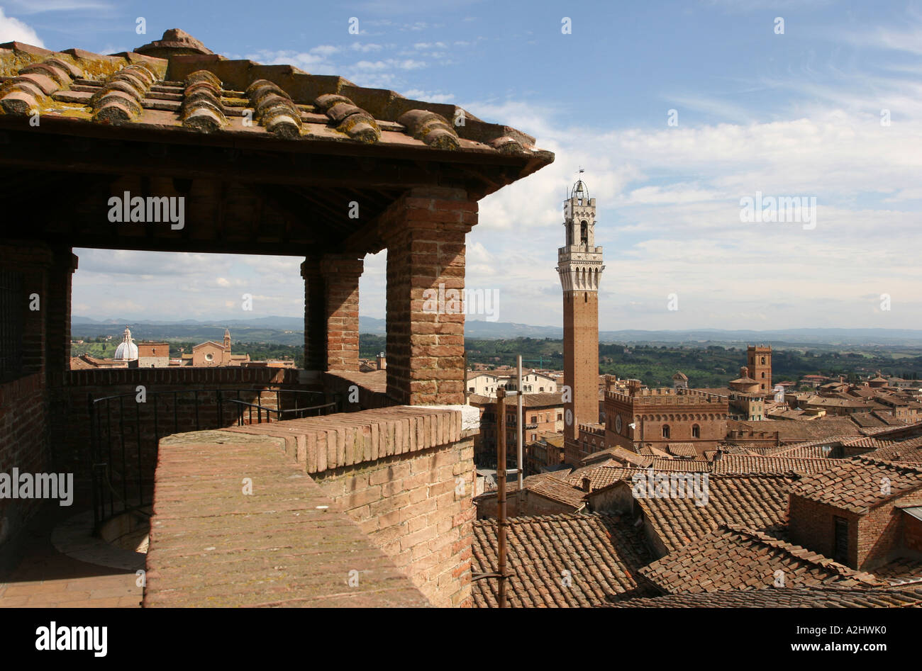 Piazzo del Campo in Siena, Central Tuscany, Italy Stock Photo - Alamy