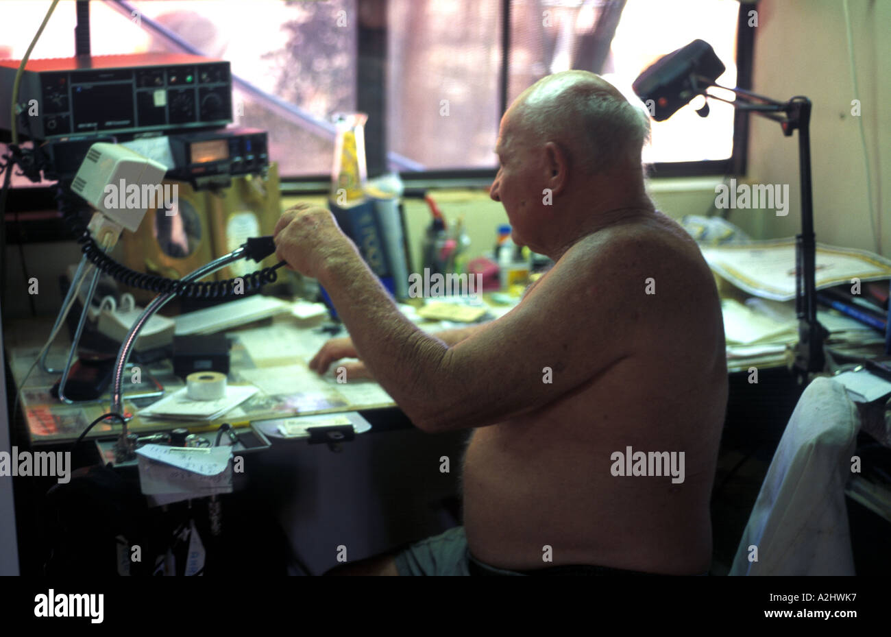 Amateur radio operator hi-res stock photography and images - Alamy