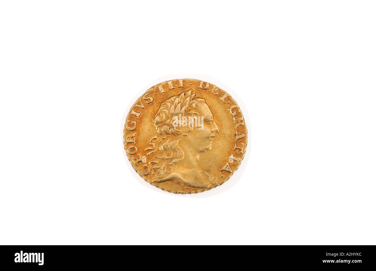 Georgius III Dei gratia coin of George the third England Stock Photo ...