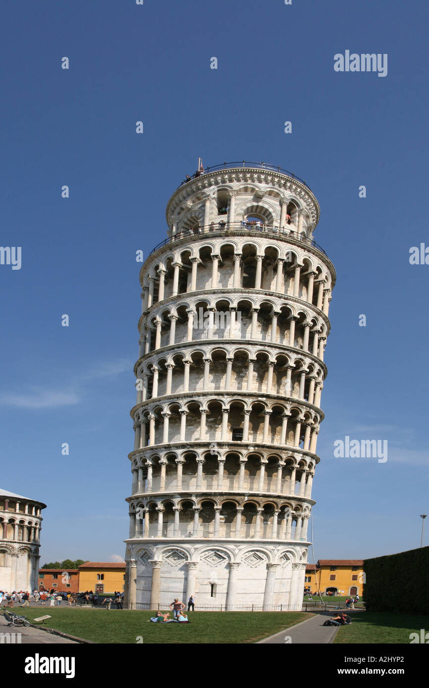 The Leaning Tower of Pisa, Western Tuscany, Italy Stock Photo - Alamy