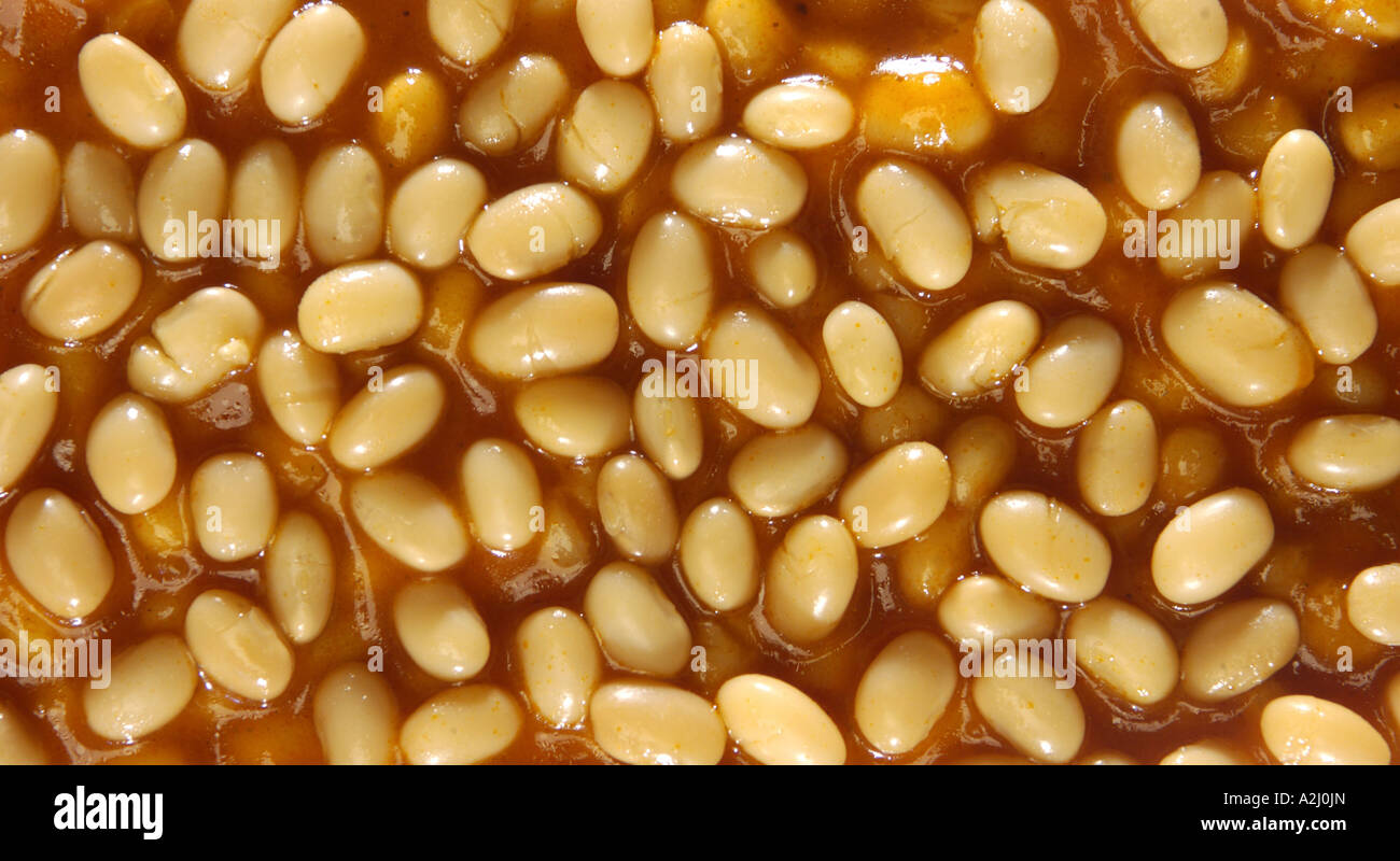 Beans in Tomao Sauce Stock Photo - Alamy