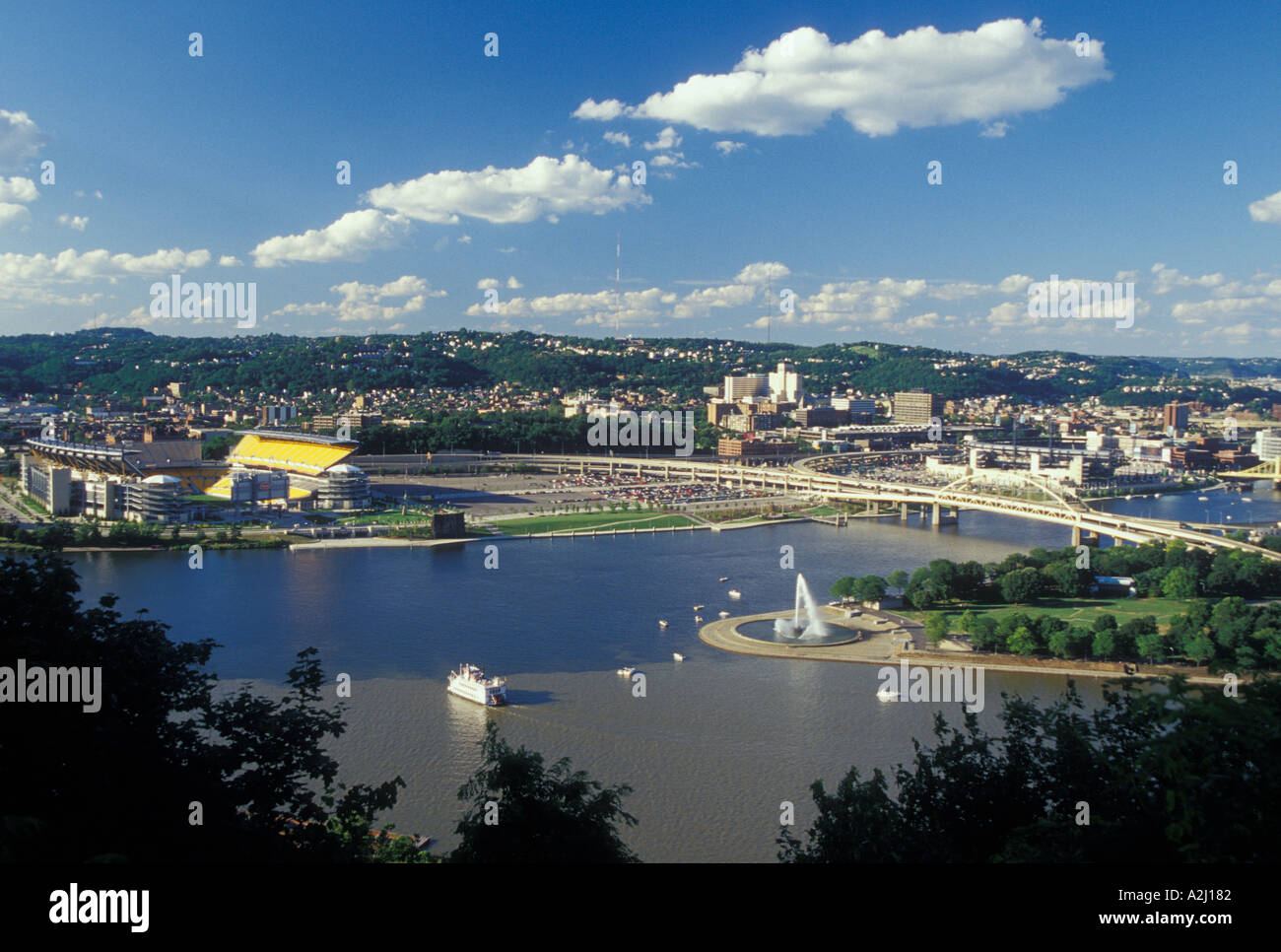 Pittsburgh golden triangle hi-res stock photography and images - Alamy