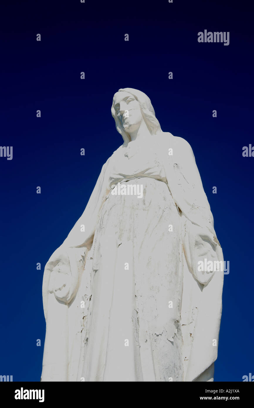 Statue of Jesus Christ , Entrance to Marsaxlokk harbour , Malta Stock ...