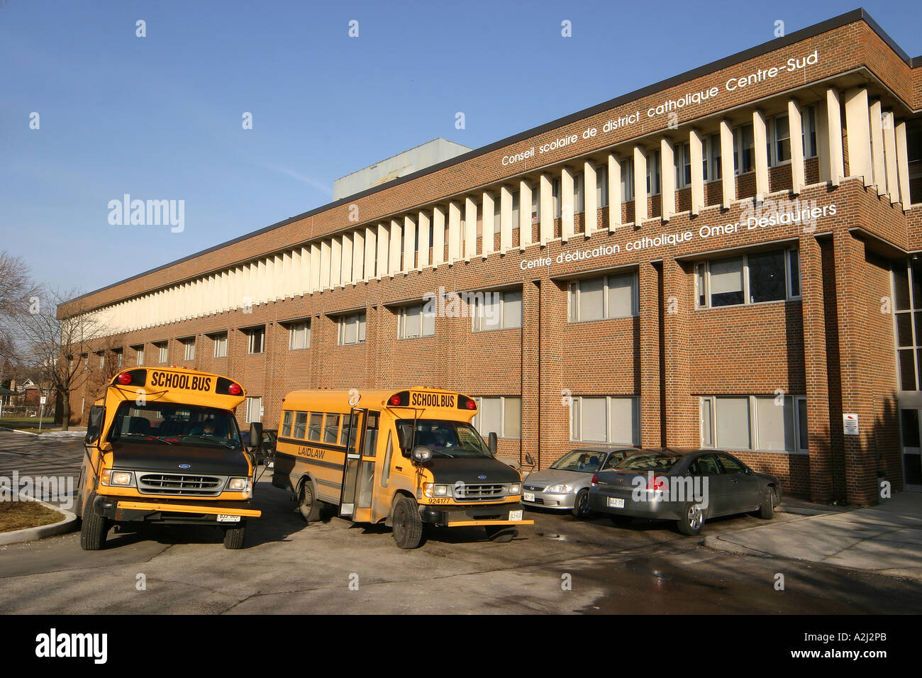 Secondary school in Toronto, Ontario - Canada Stock Photo - Alamy
