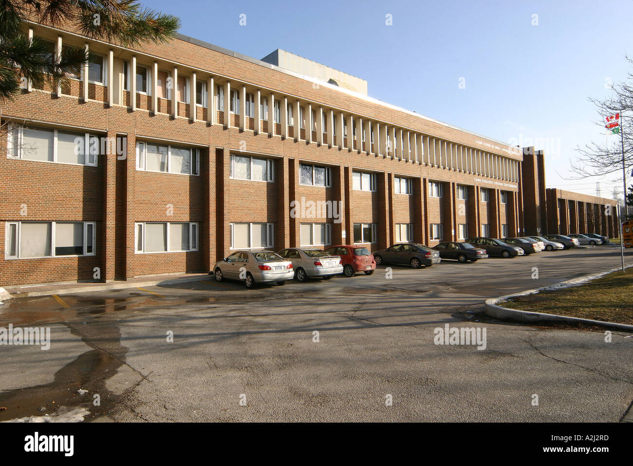 Secondary school in Toronto, Ontario - Canada Stock Photo - Alamy