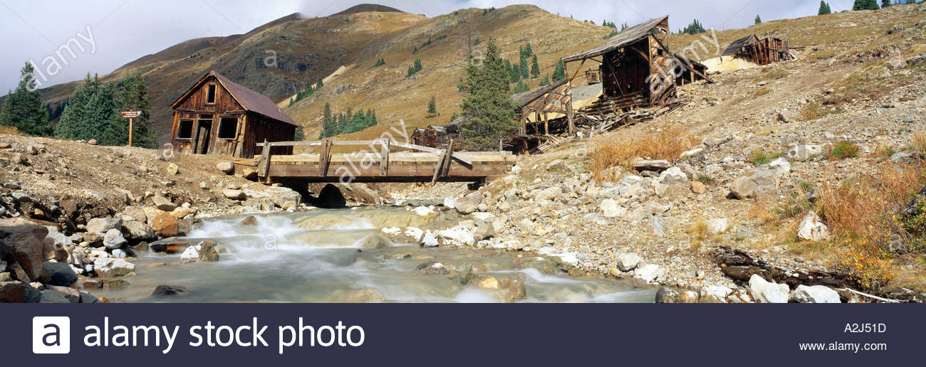 Animas Forks Ghost Town Colorado Stock Photo - Alamy