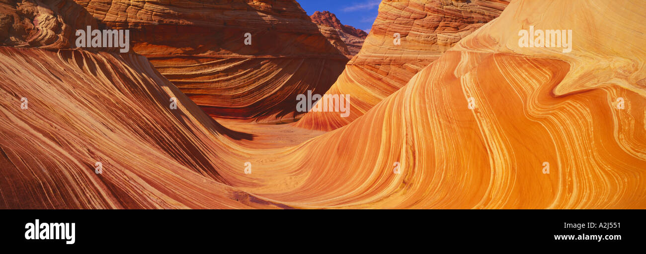 The Wave Sandstone Formation Kenab Utah Stock Photo - Alamy