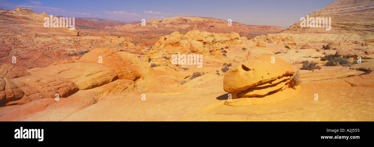 Hamburger Rock The Wave Sandstone Formation Kenab Utah Stock Photo - Alamy