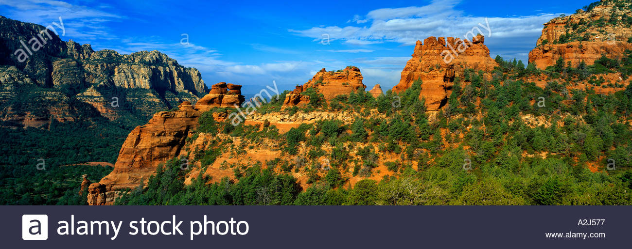 Panoramic View Sedona Arizona Stock Photo - Alamy