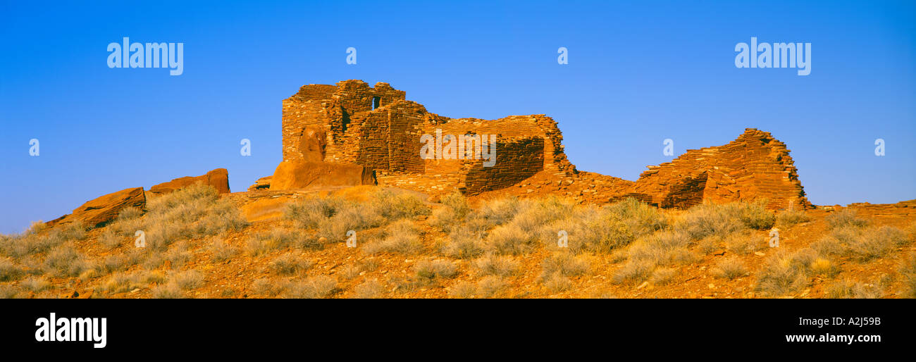 Ruins of 900 year old Hopi village Wupatki National Monument Arizona ...