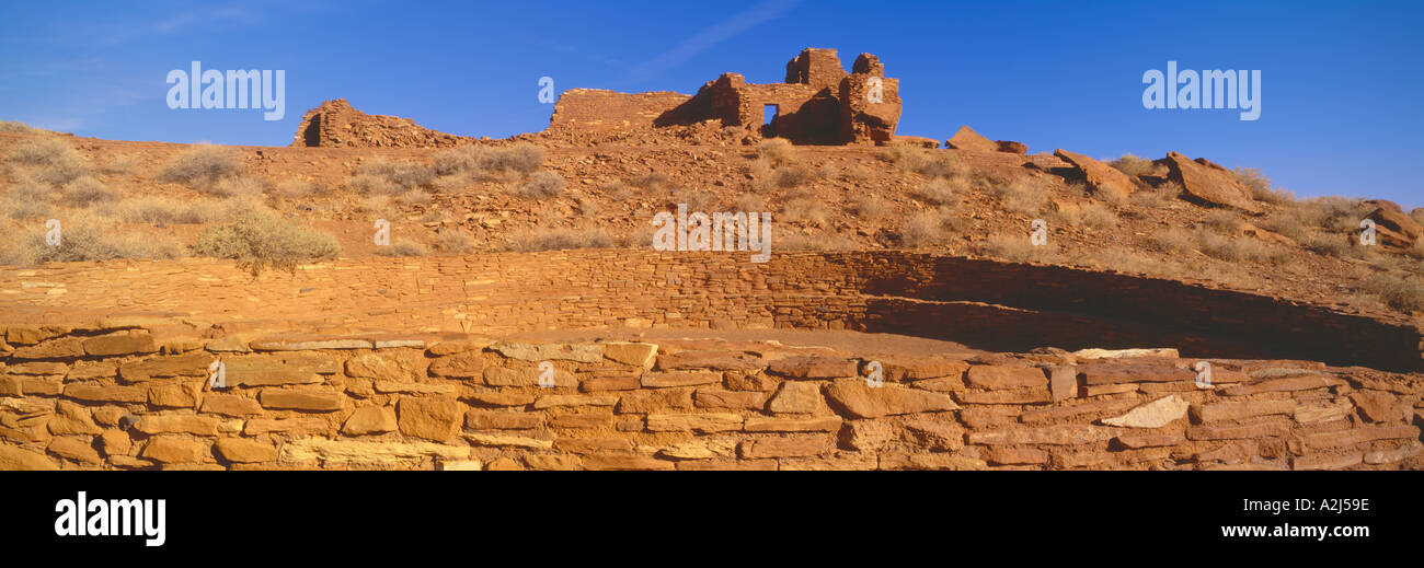 Ruins of 900 year old Hopi village Wupatki National Monument Arizona ...