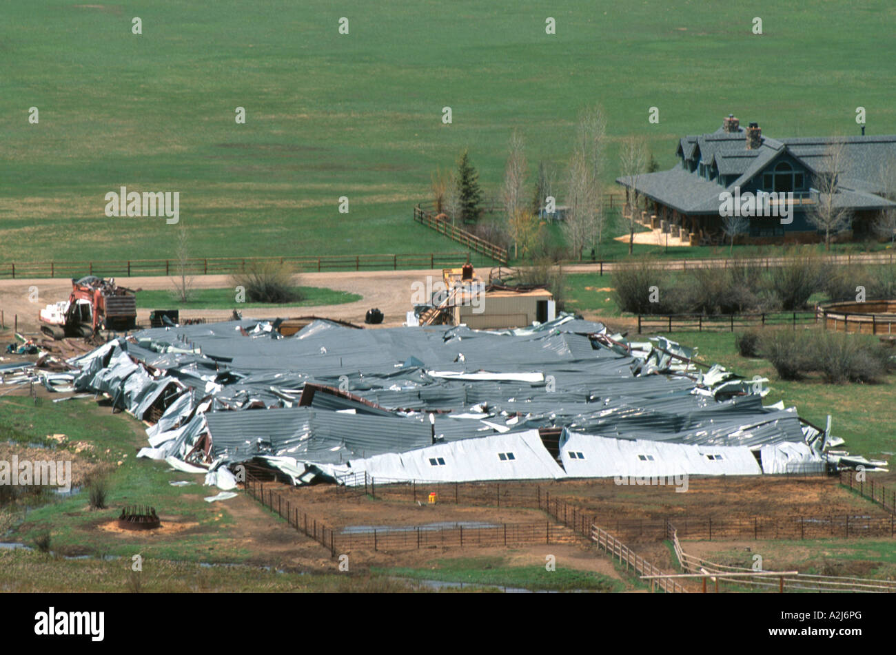 Building that collapsed under the weight of snow Steamboat Springs ...
