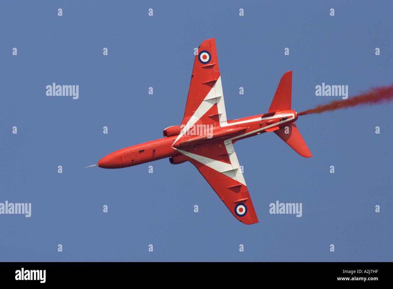 Bae Hawk T1 RAF Red Arrows aerobatic team Stock Photo - Alamy